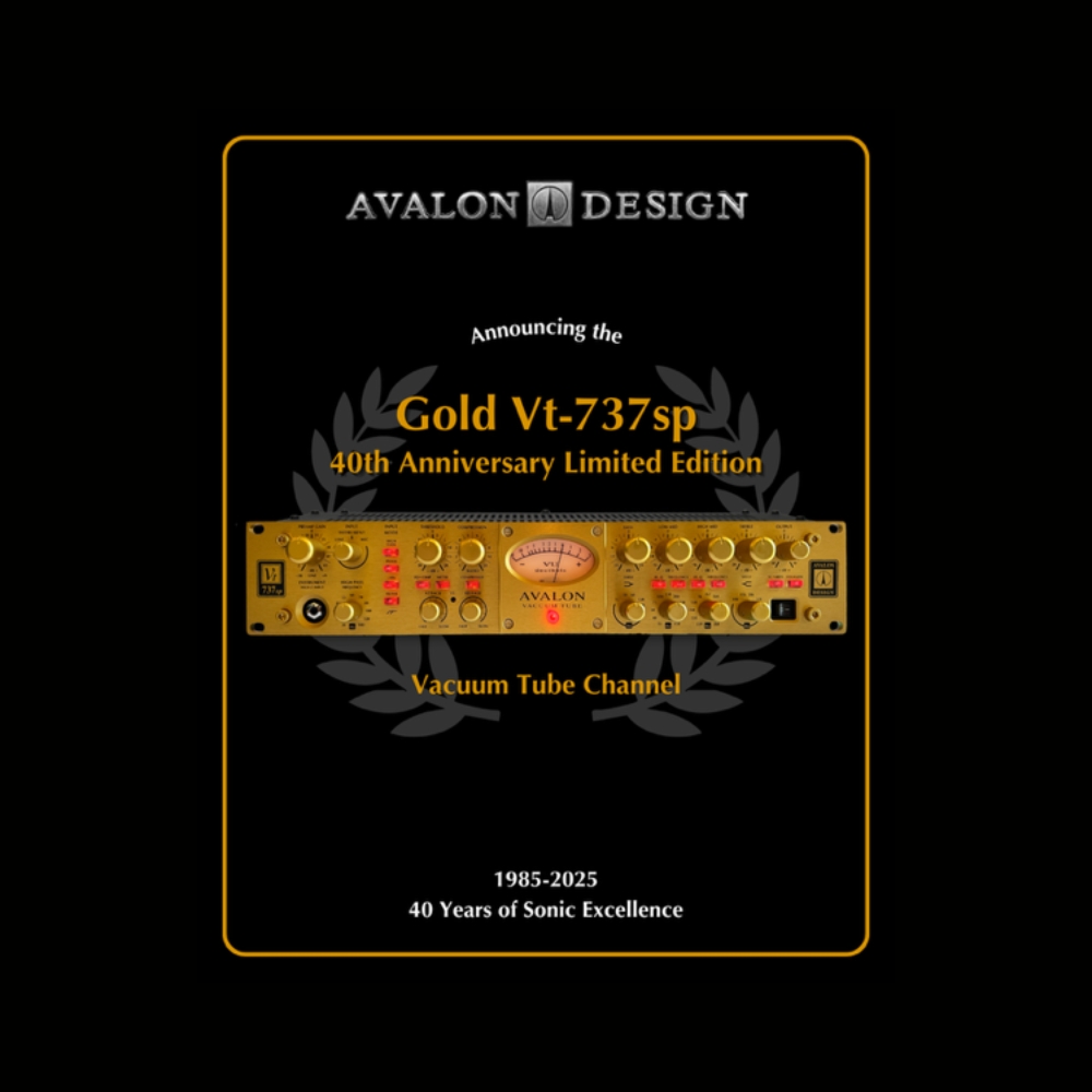 Elevate Your Studio Sound with the Avalon VT-737SP Gold Edition - Audio ...