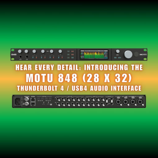 Hear Every Detail: Introducing the MOTU 848 Audio Interface - Audio Chocolate